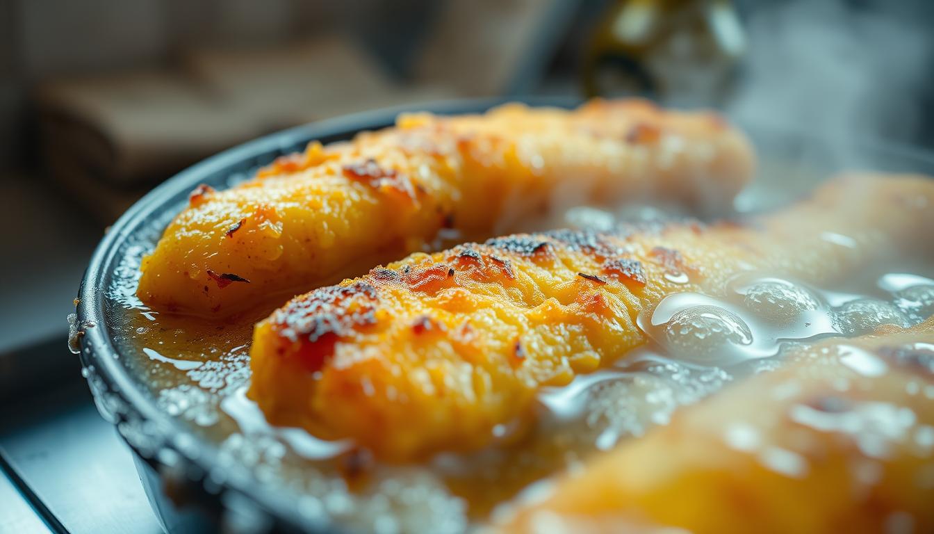 Knuspriger Backfisch im Bierteig Rezept