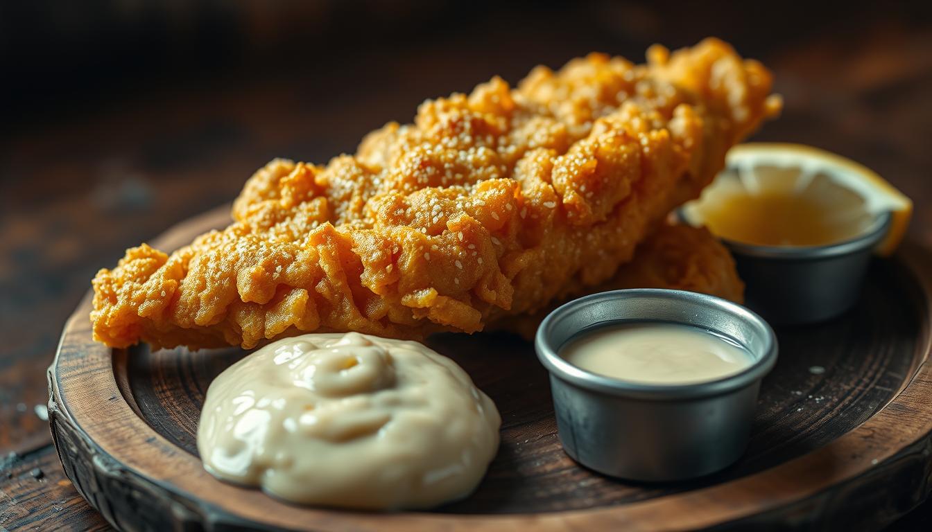 Knuspriger Backfisch im Bierteig Rezept