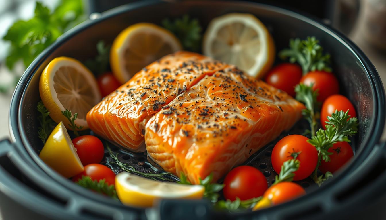 Lachs im Airfryer: Perfekt saftig zubereiten