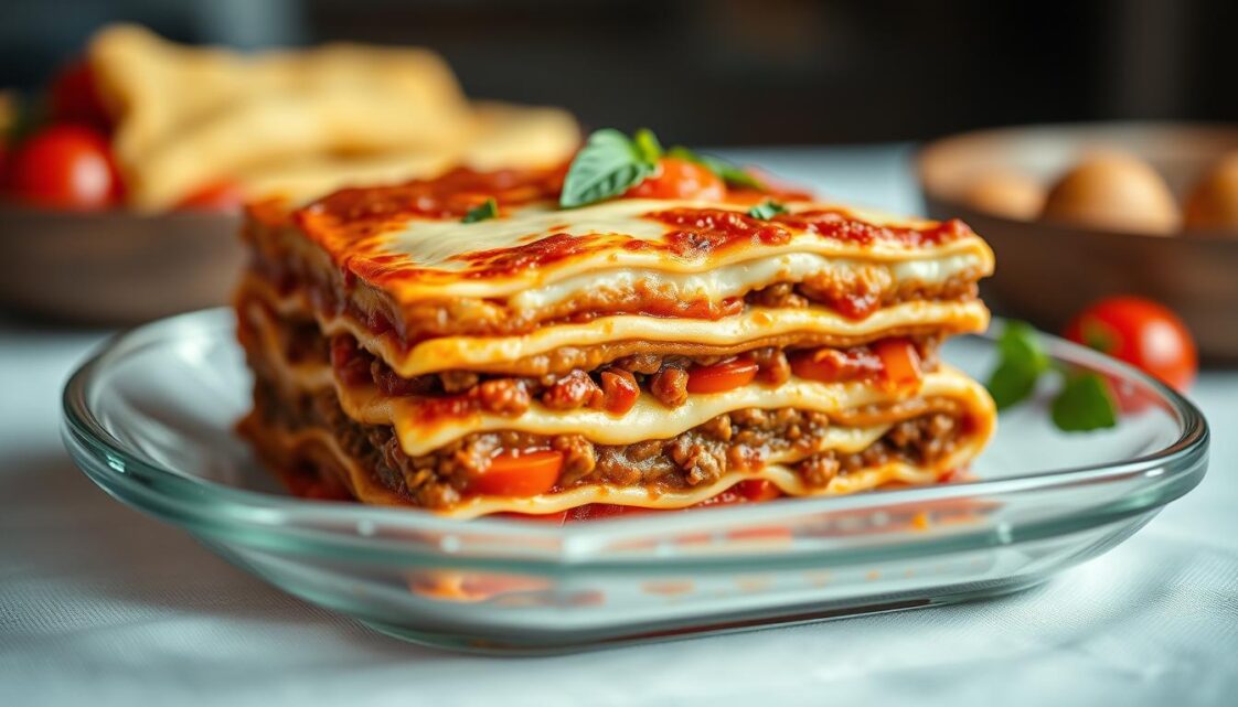 Letzte Schicht Lasagne